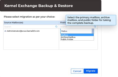 Exchange Server Backup And Restore Tool To Backup Exchange Mailboxes To PST And Restore