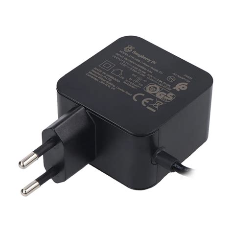 Блок питания Raspberry Pi 27Вт Usb C Pd Черный Eu купить в Киеве и Украине