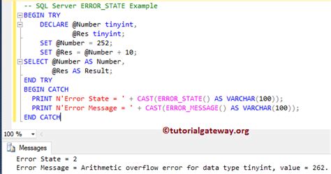 sql error state