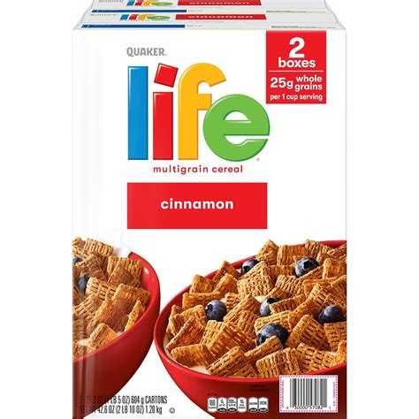 Life Cereal Cinnamon Nutrition Facts