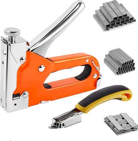 Horusdy 3 In 1 Staple Gun Heavy Duty Stapler Gun With 3000 Staples