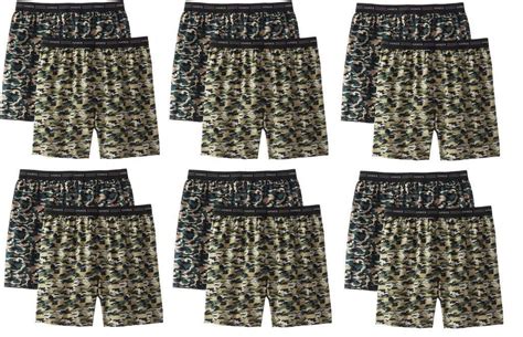 Online Store Hanes Mens 12pack Camo Exposed Waistband Boxer Shorts