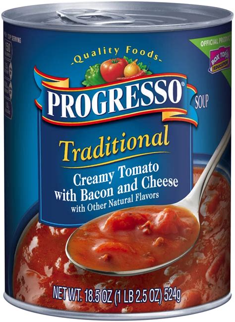Progresso Traditional Soup Creamy Tomato Bacon Cheddar Shop Soups Chili At H E B