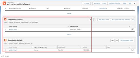 How To Set Up Opportunity Teams And Opportunity Splits In Salesforce