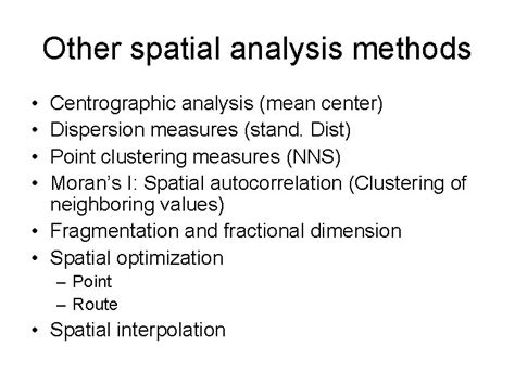 Spatial Analysis Longley Et Al Transformations Buffering Point