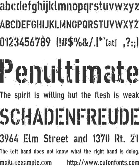 XXII DIRTY ARMY Font Family Download Free For Desktop Webfont