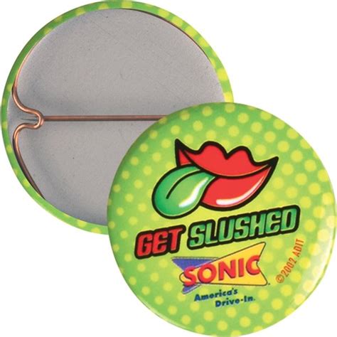 Promotional 1” Round Button Safety Pin