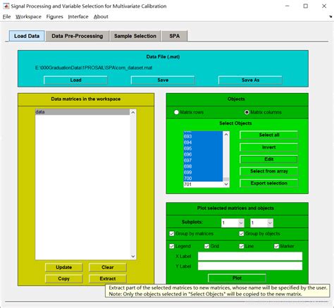 matlab连续投影算法spa使用示例 spa matlab csdn博客