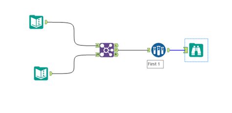 solved pick first value similar to vlookup alteryx community