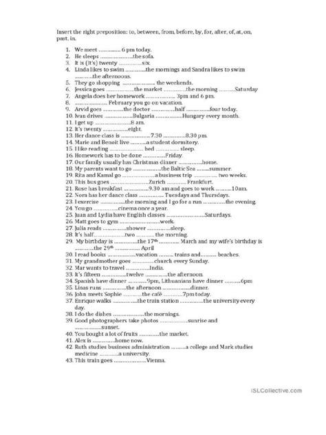Preposition Exercise Pdf Preposition Exercise Pdf
