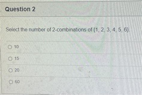 Solved Select The Number Of 3 Permutations Of Abcde
