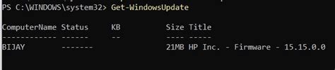 Install Windows Updates Using Powershell