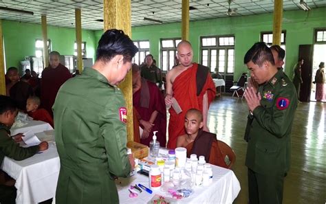 မြစ်ကြီးနားမြို့ပေါ်ရှိ သံဃာတော်များအားကျန်းမာရေးစောင့်ရှောက်မှု လုပ်ငန်းများဆောင်ရွက် Cincds