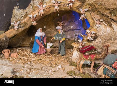 Nativity Scene Nativity Scenes Stock Photo Alamy