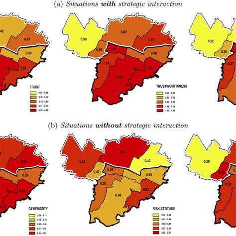 Heat Maps Of Preferences And Beliefs By SES Area Download Scientific Diagram