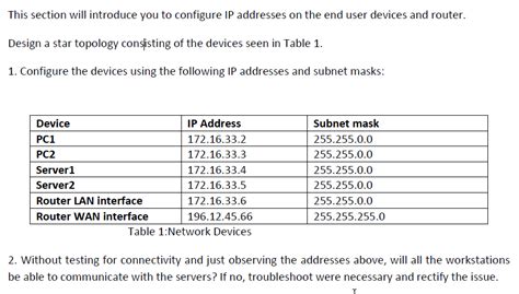 Solved This Section Will Introduce You To Configure Ip