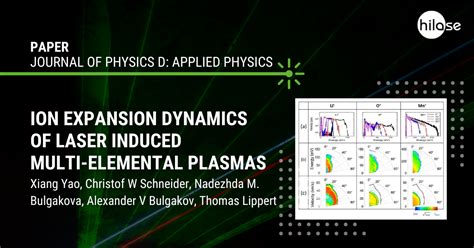 Ion Expansion Dynamics Of Laser Induced Multi Elemental Plasmas Hilase