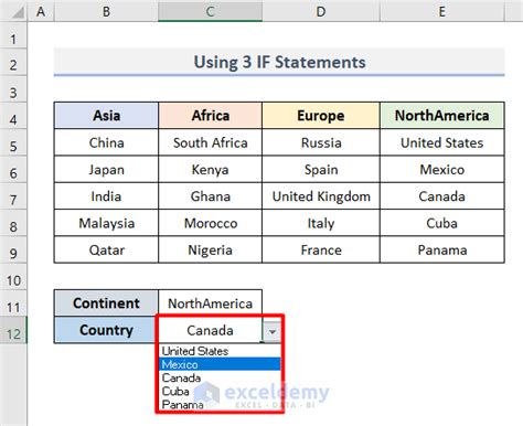 How To Use Multiple If Statements In Excel Data Validation 3 Examples