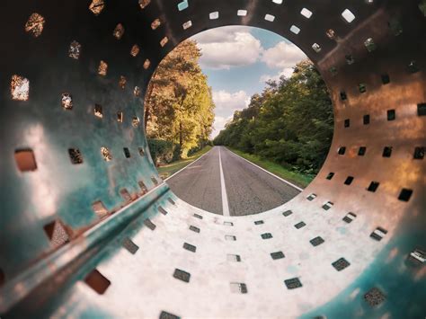 Tree Lined Road Through Tunnel Stock Photo At Vecteezy