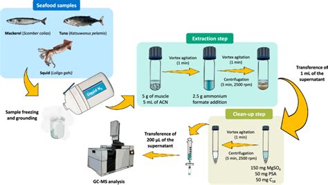 General Scheme Of The Sample Pre Treatment And Quechers Extraction Download Scientific Diagram