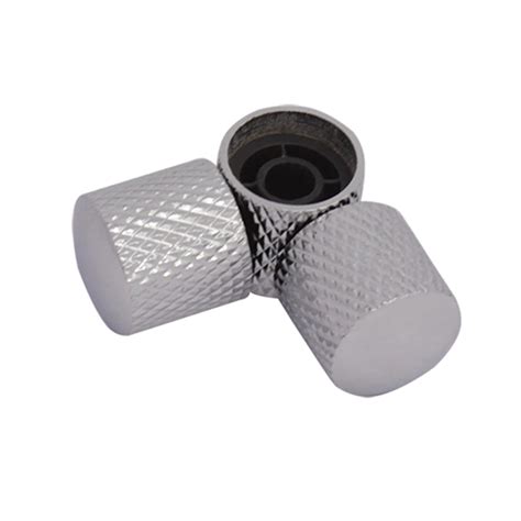 3pcs Metal Volume Knob Electric Guitar Bass Volume Tone Control Knobs Dome Knobs Potentiometer