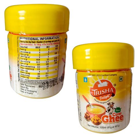 100ml Trisha Delight Pure Cow Ghee Jar At ₹ 90 Pack Cow Ghee In Pune