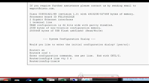네트워크관리사2급 실기 라우터 Telnet연결설정 문제 Youtube