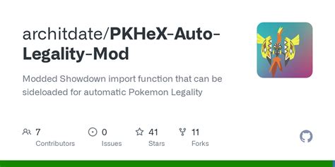 Releases · Architdate Pkhex Auto Legality Mod · Github