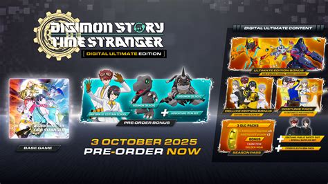 Digimon Story Time Stranger Ultimate Edition Pc Download Store Bandai Namco