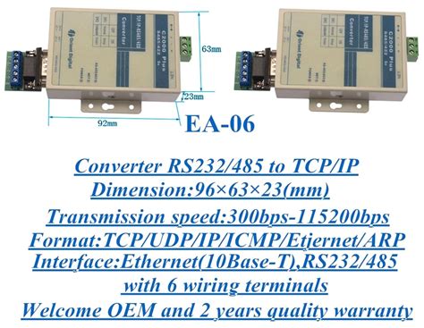 Data Transmission Conveter Rs To TCP IP Data Transmission Converter Converter