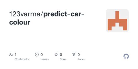 Github 123varmapredict Car Colour