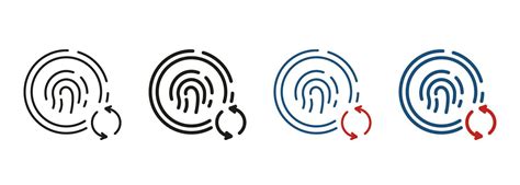 Update Touch Id Pictogram Reset Password By Fingerprint Identification