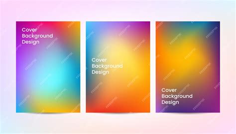Premium Vector Dynamic Abstract Gradient Color Cover Background Design