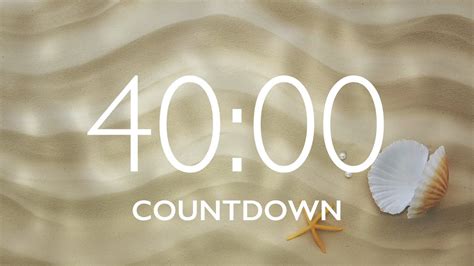 40 Minute Timer With Relaxing Music And Alarm Youtube