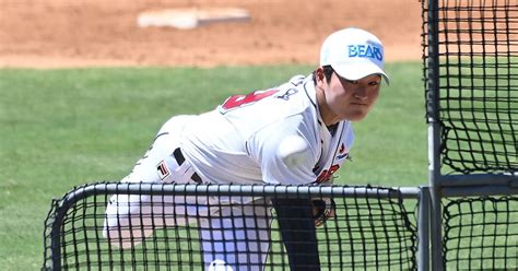 두산 특급신인 김택연[포토]