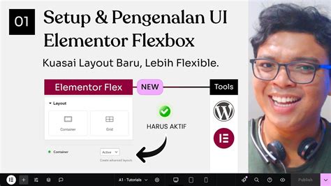 Part 01 Setup And Pengenalan Elementor Flexbox Tutorials Youtube