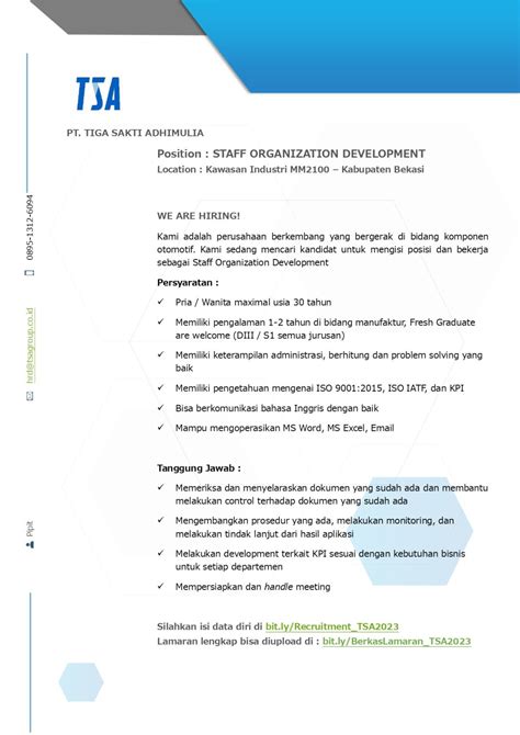 Gudrun Gultom On Linkedin Lowonganpekerjaan Organizationaldevelopment Automotive