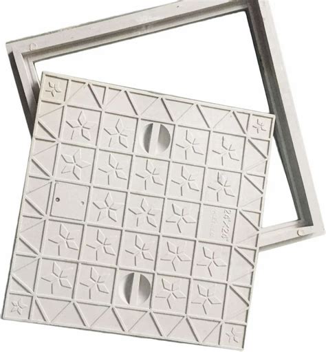Gray Full Floor Square Plastic Mahole Cover For Industrial At ₹ 499 Piece In Jaipur