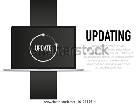Data Update Synchronize Bar Process Update Stock Vector Royalty Free