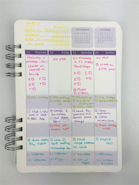 Using The Do It All Weekly Planner By Orange Circle Studio Week Of The Planners In
