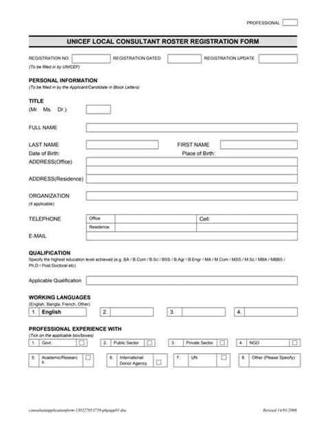 Consultantapplication Doc