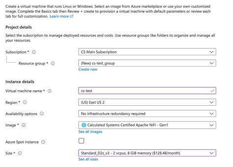getting started on azure nifi calculated systems