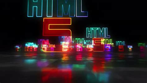 Html5 Symbol Abstract Loopable Hyperspace Animation Motion Graphics