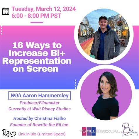 16 Ways To Increase Bi Representation On Screen
