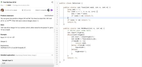 day 29 75 binary search 🚩 problem link g78f x5k