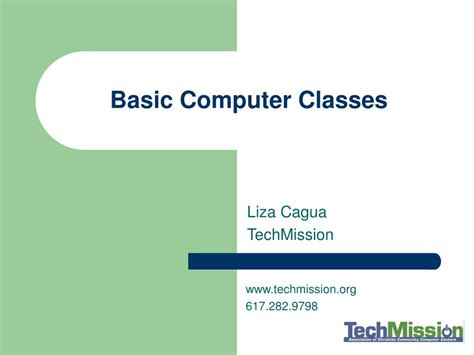 Ppt Basic Computer Classes Powerpoint Presentation Free Download