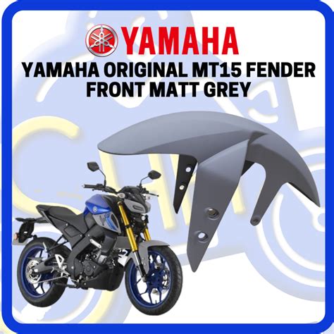 Original Yamaha Mt15 Fender Front Matt Grey Original Fender Front