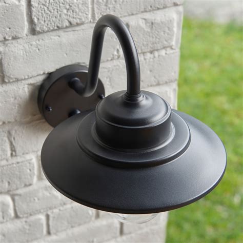 Endon 120556 Thornton Pir Outdoor Wall Light In Matt Black Finish With