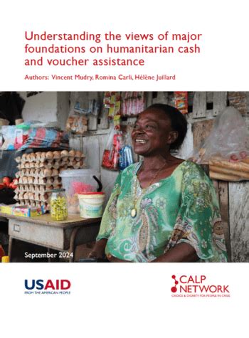 Understanding The Views Of Major Foundations On Humanitarian Cash And