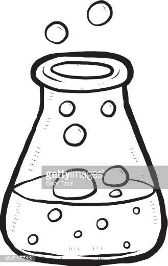 Laboratory Chemical Flask Royalty Free Vector Stock Freeimages